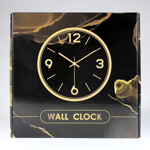 VIKMARI Silent Wall Clock Non Ticking, 8 inch Quartz Excellent Accurate Sweep Movement Wood Wall Clock, Modern Decorative for Kitchen, Living Room,Dining Room,Bedroom,Office (Beach Sunset Style)