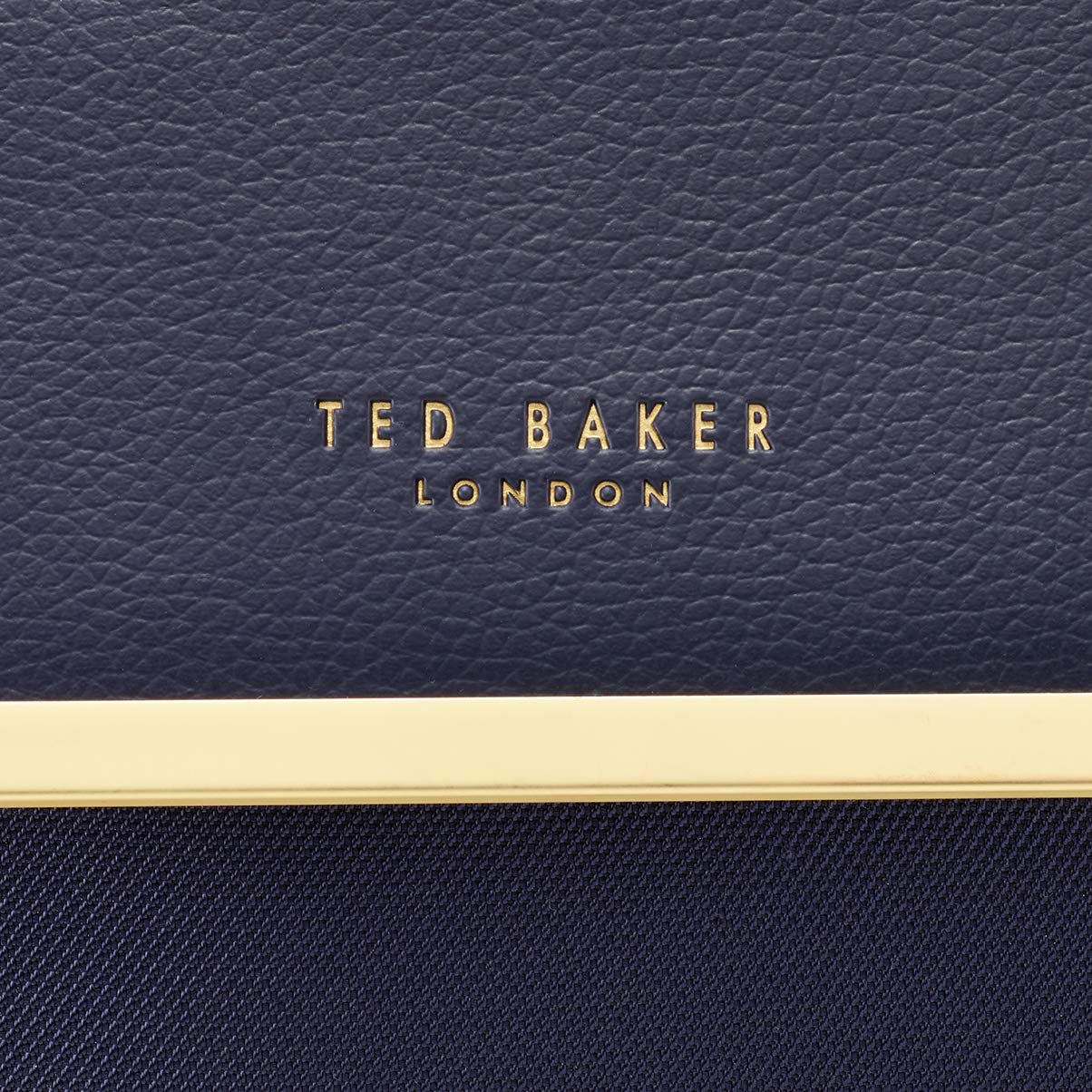 Ted Baker Albany Softside Lightweight Fashion Spinner Luggage Suitcase (Black, Holdall Bag)