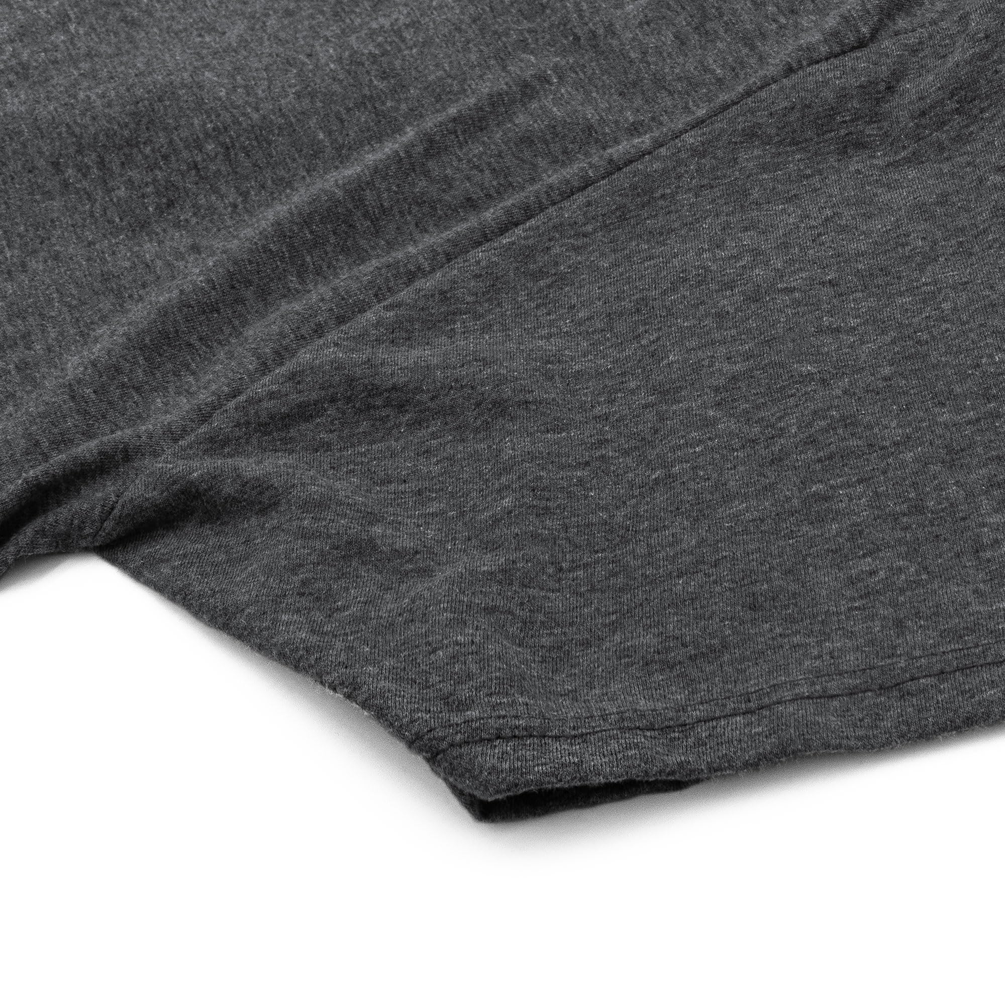 Tee Luv Men's Built Ford Tough Shirt - Faded Ford Logo Deer Skull T-Shirt (Graphite Heather) (L)