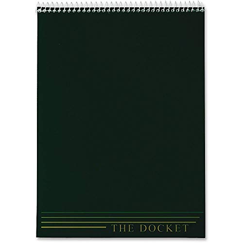 TOPS Docket Writing Tablet, Top Wirebound, 8-1/2 x 11-3/4 Inches, White, Legal/Wide Rule, 70 Sheets per Pad, 3 Pads per Pack (63633)
