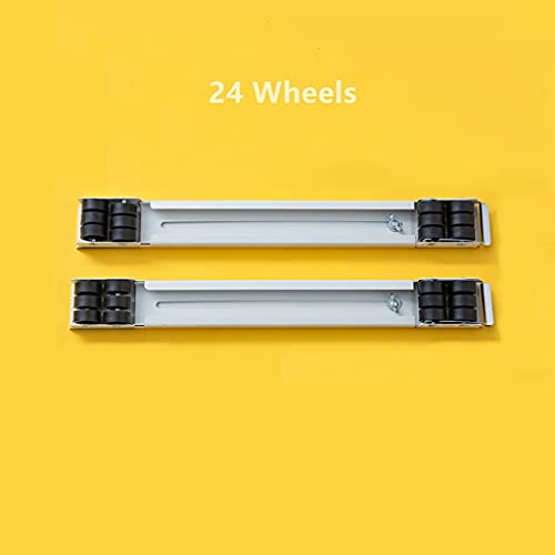 Washing Machine Stand Movable Adjustable Refrigerator Base Mobile Roller Bracket 24 Wheel Universal Washing Machine Dryer Holder (Color : D)