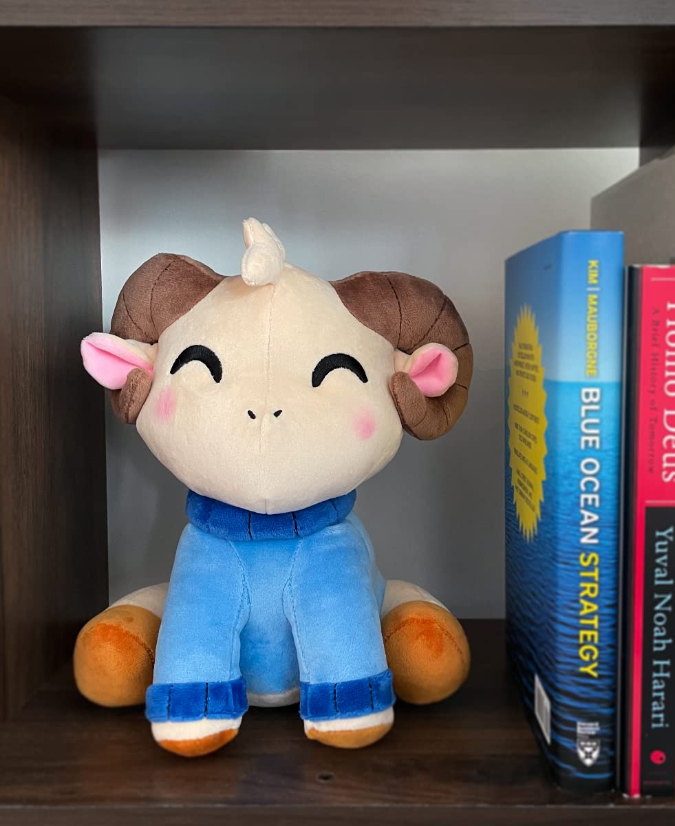 Youtooz Jschlatt Ram Plushie 9" Inch, Jschlatt Soft Rammie Plush Collectible by Youtooz Plush Youtubers Creator Collection