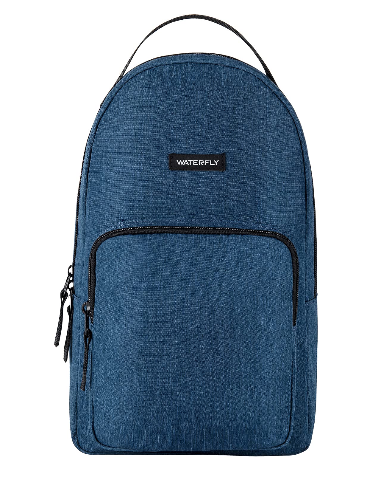 WATERFLY Women's Crossbody Mini Bags: Small Sling backpack with Zipper Pocket Adjustable Strap (Blue)