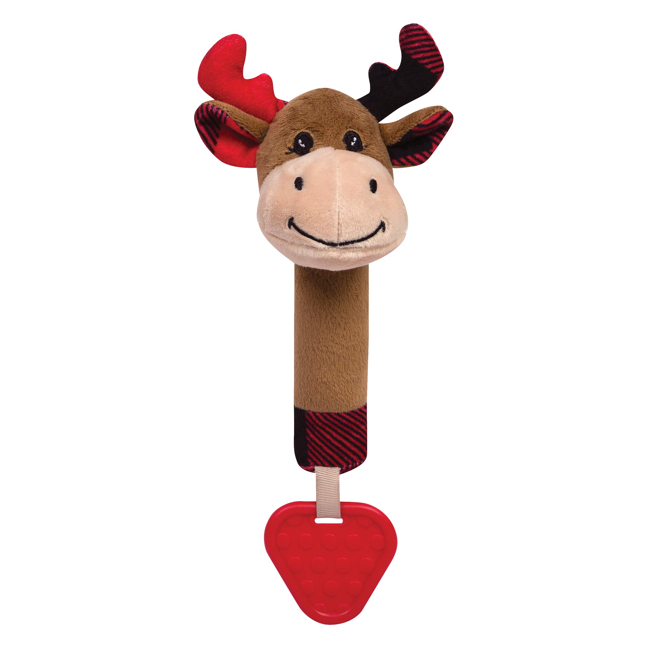 Trend Lab Buffalo Check Moose 4Piece Plush Gift Set Bucket