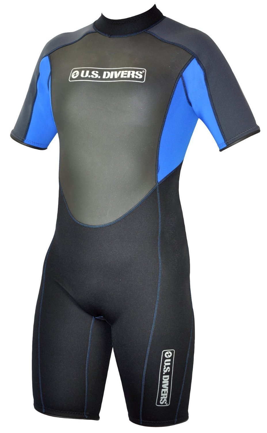 U.S. Divers Youth 2015 Shorty Wetsuit, Black Lime, 12