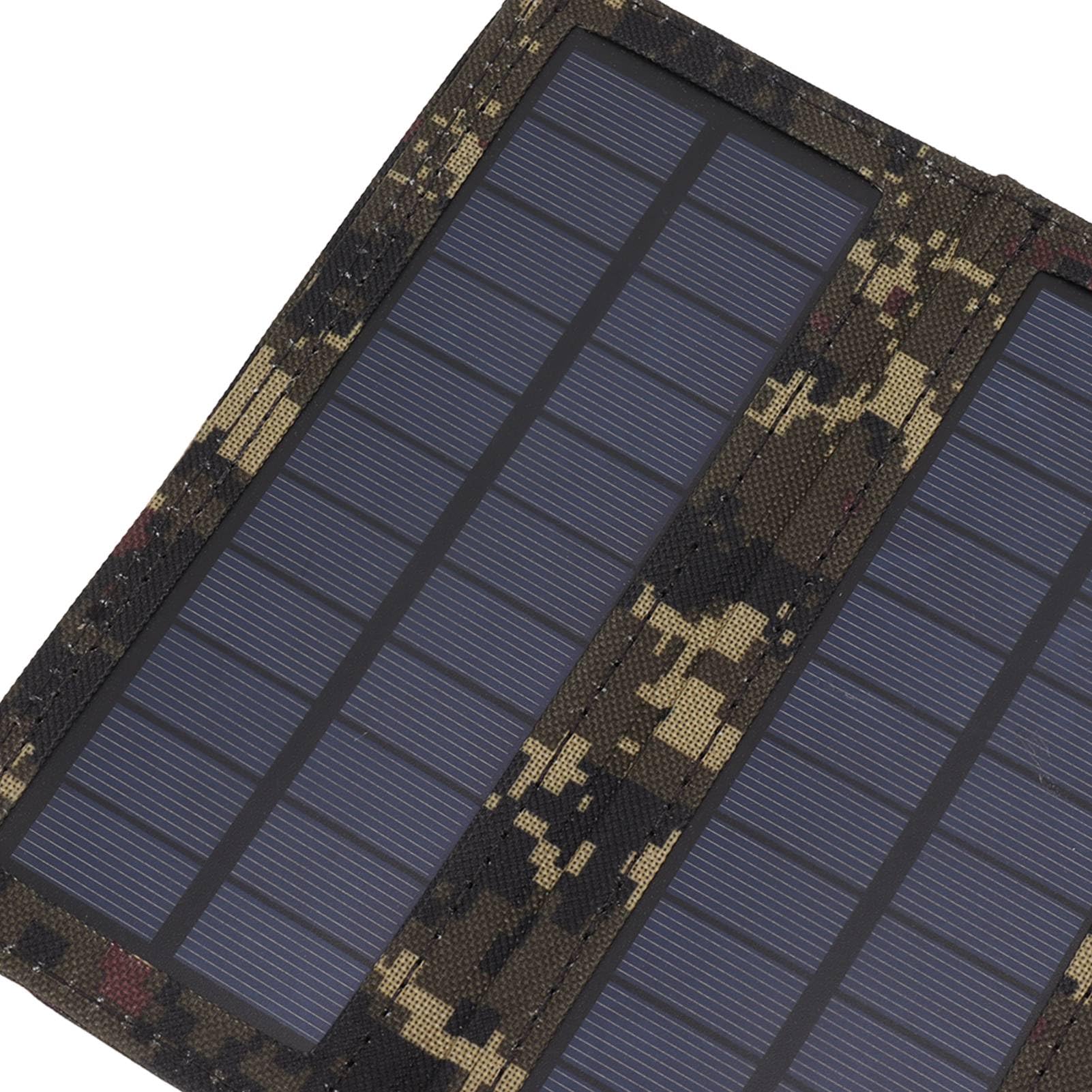 TUWEI Portable Solar Panel Bag 50W Without Function Folding Folding Bag Emergency Mobile Phone Bag with Silicon Solar Panels (Camouflage)