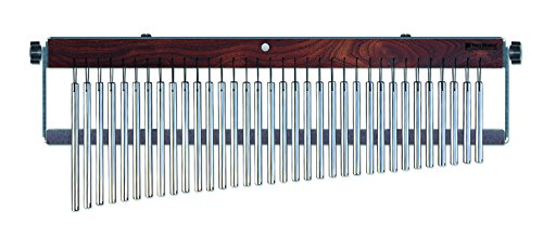 TreeWorks Chimes Full Size Bar Chimes with Dampening Arm and Bag โ Made in U.S.A. โ Single Row, Tennessee Hardwood (TRE630)