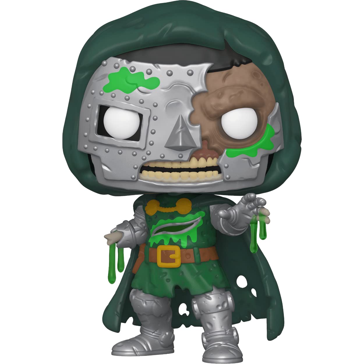 Zombie Doctor Doom: P o p ! Vinyl Figurine Bundle with 1 Compatible 'ToysDiva' Graphic Protector (789-54384 - B)