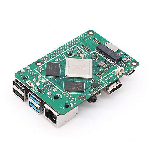 youyeetoo Rock PI 4B V1.4 Rockchip RK3399 ARM Cortex Six Core SBC/Single Board Computer Compatible with Official Raspberry Pi Display (Rock Pi4B 4G)
