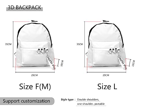 YQPTZJBE Live Laugh Laufey Merch Lilith Backpack Rucksack Cosplay Zipper Packbag Mini Daypacks Bag (3,F)