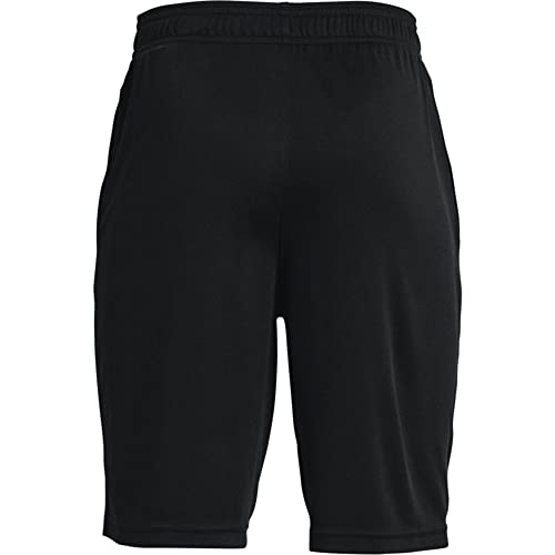 Under Armour boys Prototype 2.0 Logo Shorts , Black (001)/White , Youth Small