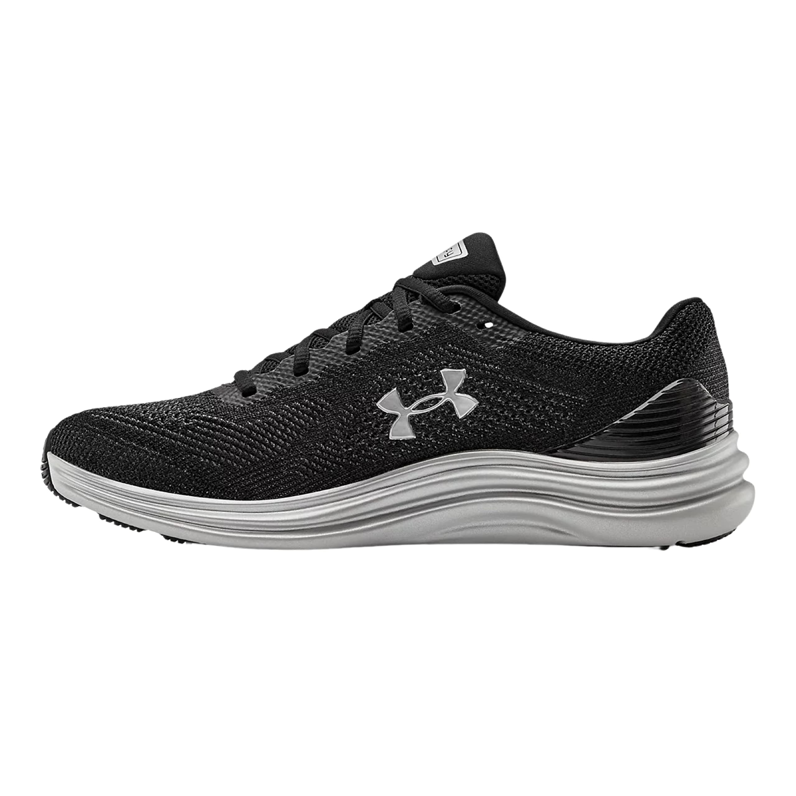 Under Armour Men's UA Liquify Running Shoes (us_Footwear_Size_System, Adult, Men, Numeric, Medium, Numeric_11_Point_5) Black/Silver