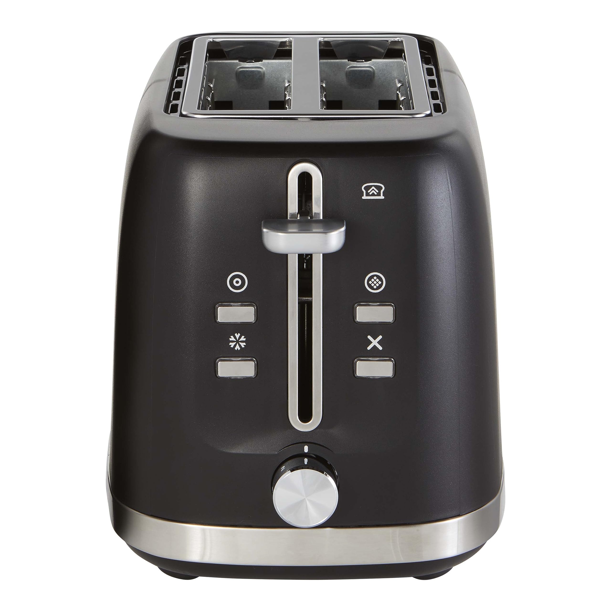 West Bend Toaster 2 Slice Extra-Wide and Deep Slots with 3 Functions and 7 Shade Settings Manual Lift Lever and Auto-Shut Off, 750-Watts, Black