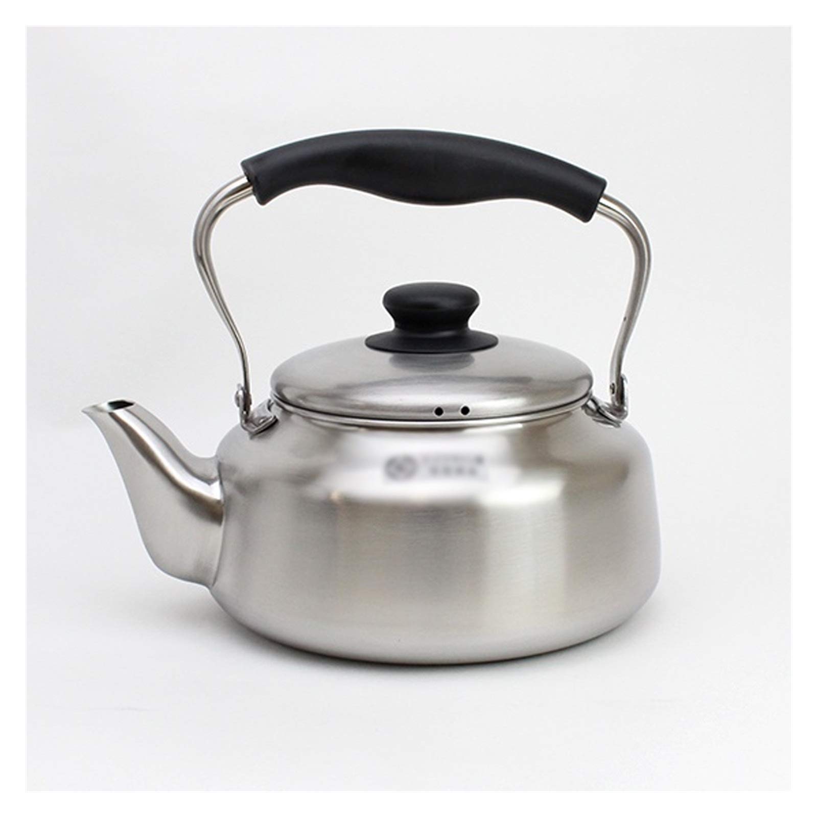 ZNZN Large Capacity Kettle Creative Silver Kettle Stove Food Grade Stainless Steel Teapot with Anti-Scald Handle (2.5L,84.5OZ) Multifunctional Water Kettle