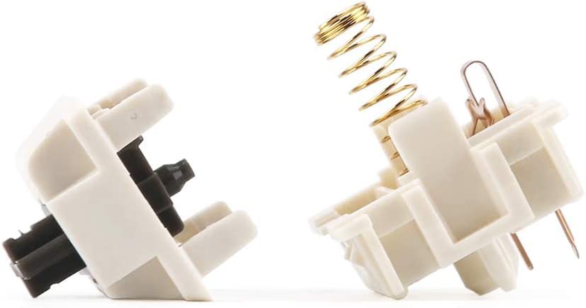 ZugGear Tactile Switch, 62g Koala Switch, Large Tactile Key Switches with Unique Tactile Feelings, 5 Pins Tactile Switches for Mechanical Keyboards (20pcs,DUROCK Koala 62g)
