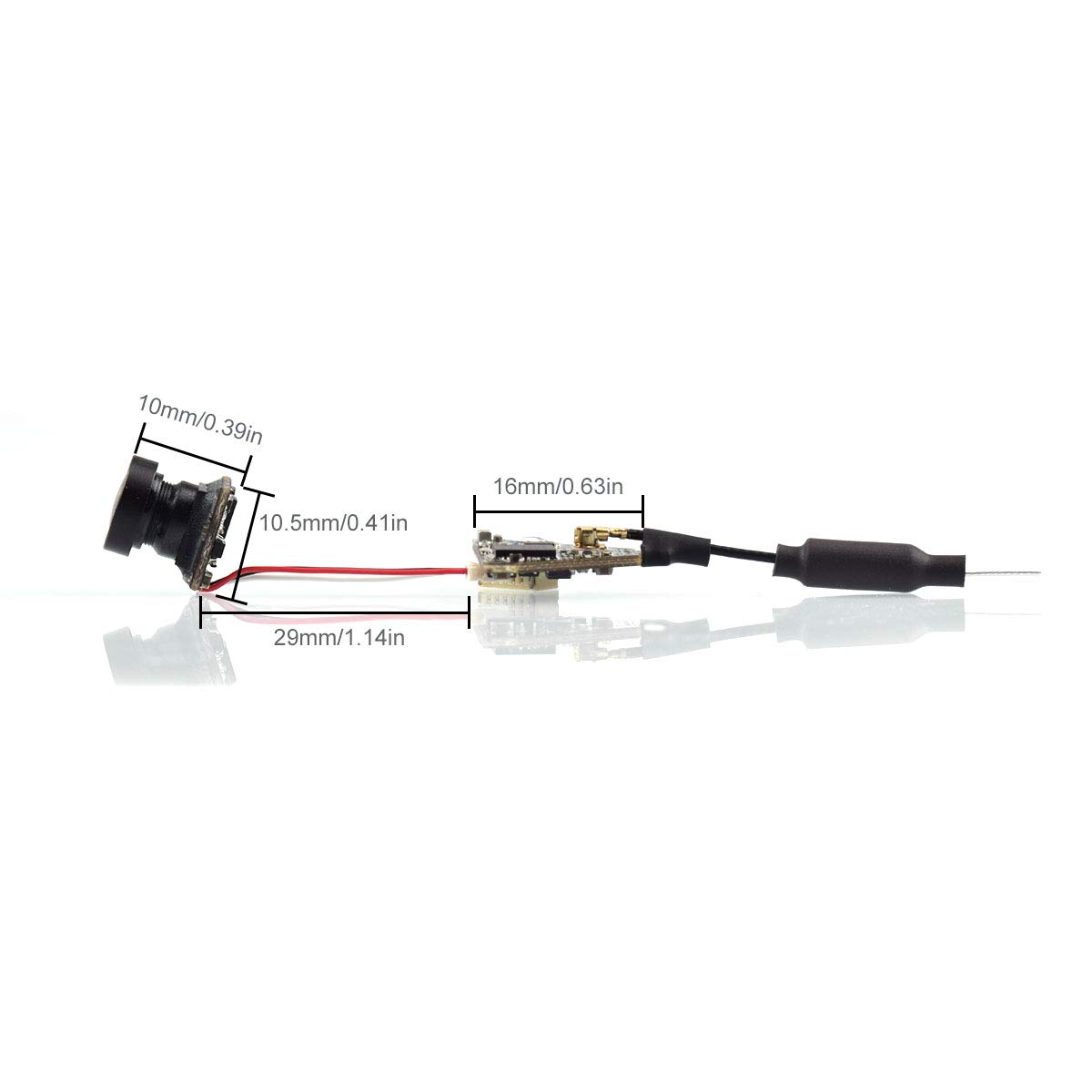 BETAFPV A01 AIO Camera 5.8GHz (0/25/200mW) VTX Transmitter 800TVL NTSC/PAL OSD SmartAudio for 2-4S Tiny Whoop Drone(Pin-Connected Version)