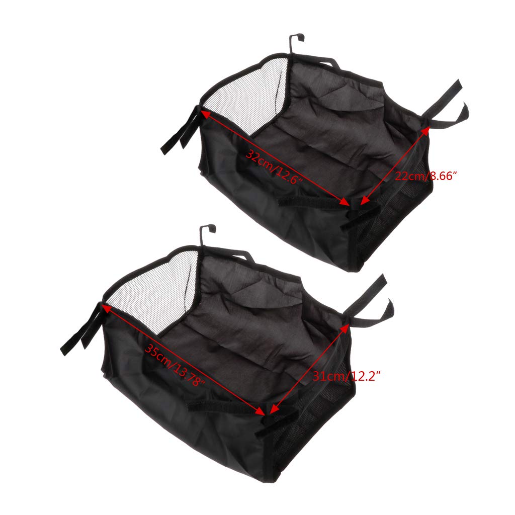 Yuxiale Baby Stroller Pram Waterproof Bottom Basket Infant Pushchair Buggy Shopping Storage Case Organizer Bag Mesh Netting Accessories Organizer