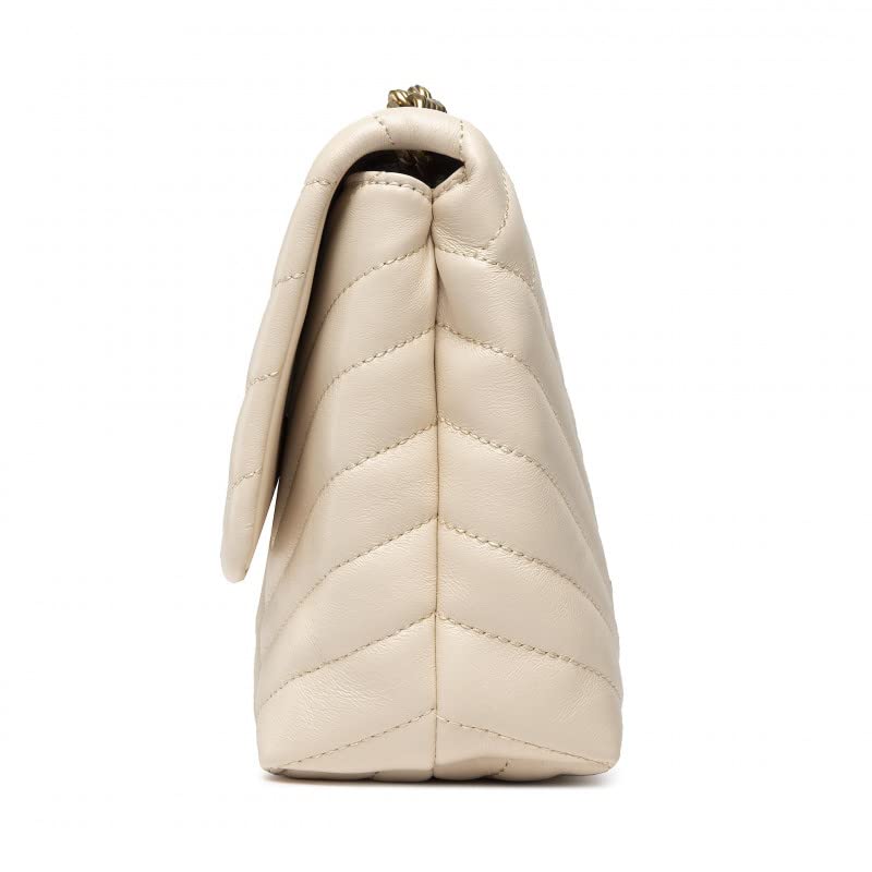 Tory Burch Women's New Cream Ivory Kira Convertible Shoulder Bag Handbag