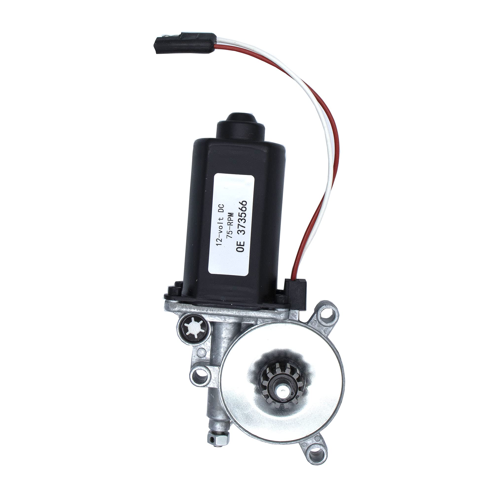 Woopeey Universal 373566 RV Power Awning Motor Replacement Compatible with Solera - Single 2-Way Connector 75-RPM and 12V