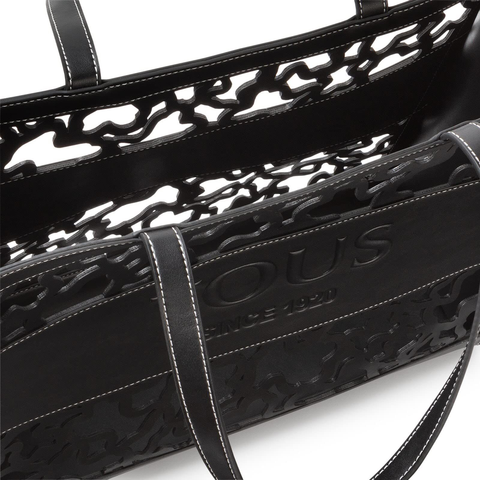 TOUS Amaya Kaos Shock Shopping Bag, Black, Large