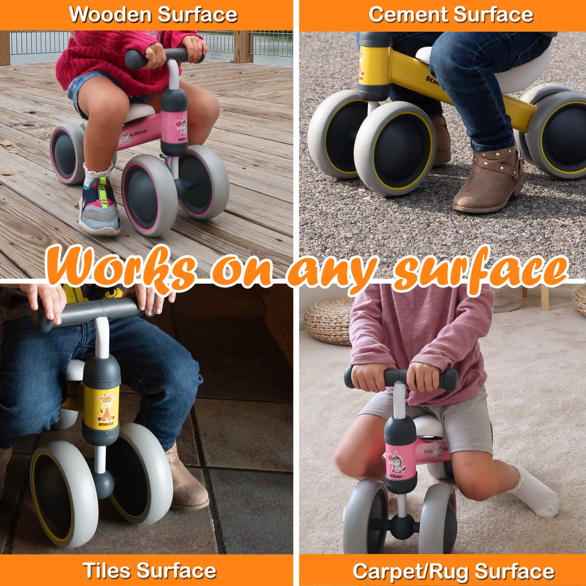 Toys for 1 Year Old : Balance Bike - Ideal 1 Year Old Girl Birthday Gift