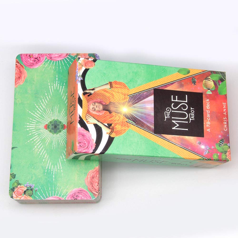 Wanshe Tarot Cards,Muse Tarot Cards for Beginners:Includes a Full English 78 Card Divination Esoteric Tarot Deck Tarot Card,Divination Gift