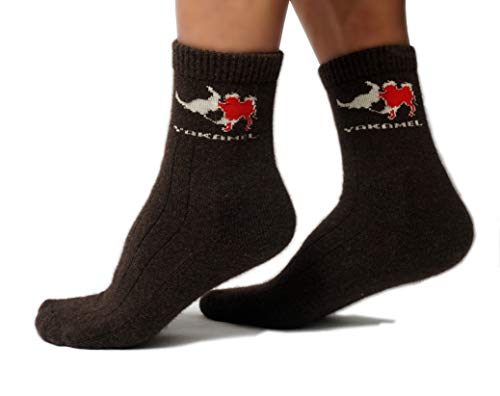 Warmest socks for men & women for extreme cold, winter, hiking, yak wool (3XL)