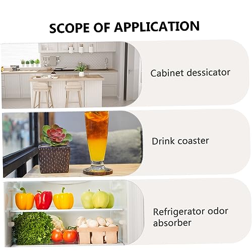 Zerodeko 2 Pcs Shower Soap Soap Container Diatomite Soap Holder Water Absorption Soap Pad White Soap Dish Quick Dry Soap Holder Soap Dishes for Bathroom Diatom Mud Soap Box Lining