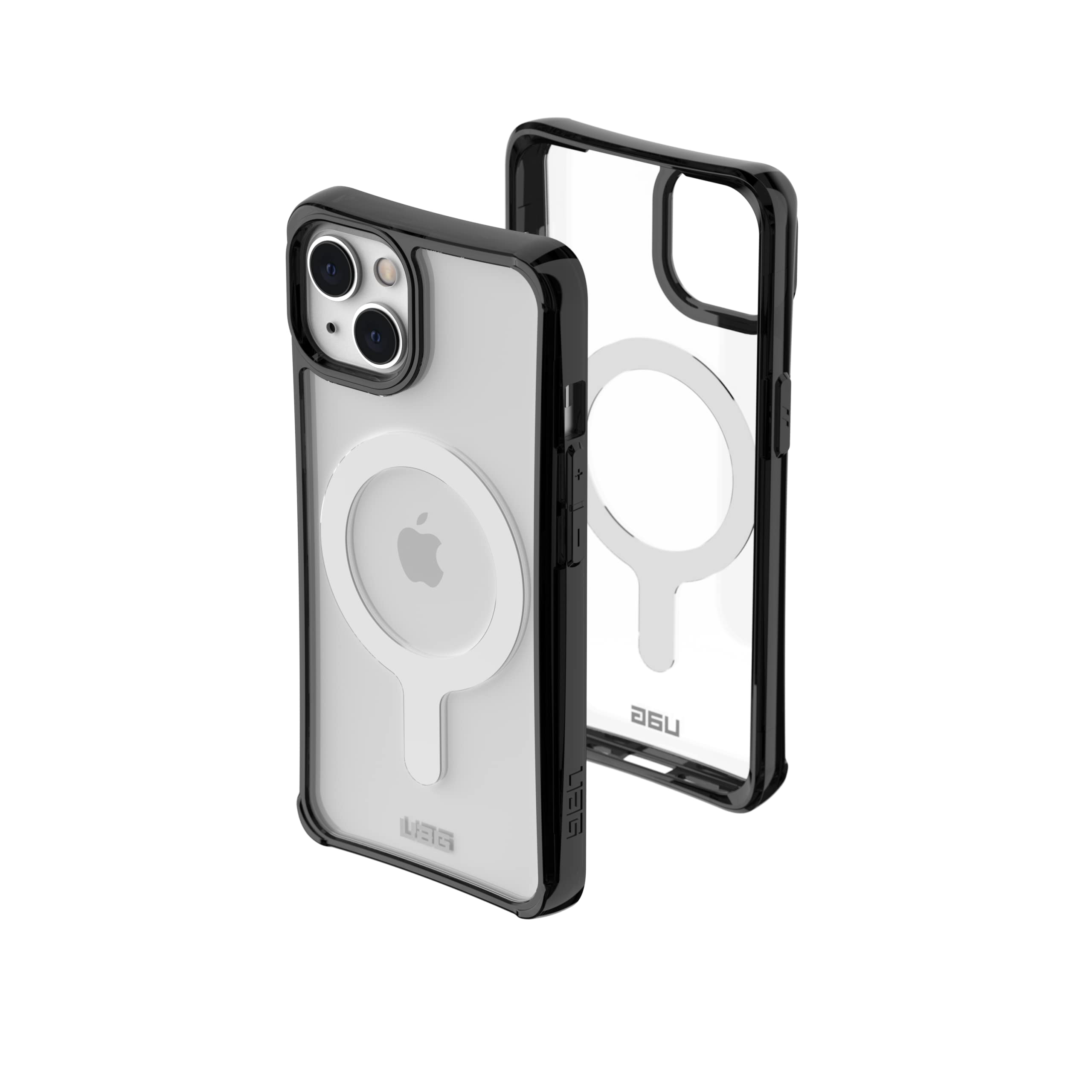 URBAN ARMOR GEAR UAG Designed for iPhone 13 Case Compatible with MagSafe Grey Ash Rugged Lightweight Slim Shockproof Clear Plyo Protective Cover, [6.1 inch Screen]