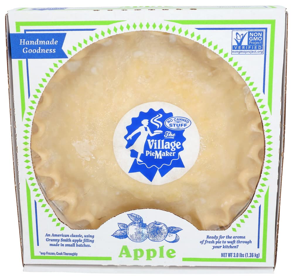 The Village PieMaker Apple Pie 10in, 48 OZ