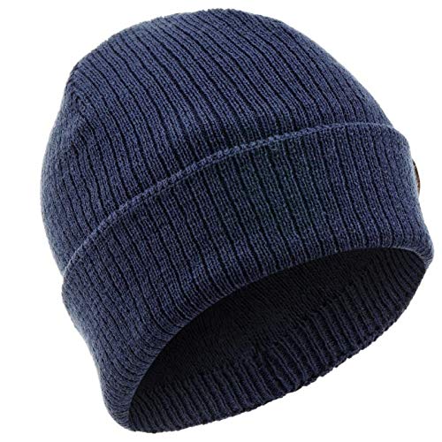 WEDZE Children's Fisherman SKI HAT - Navy