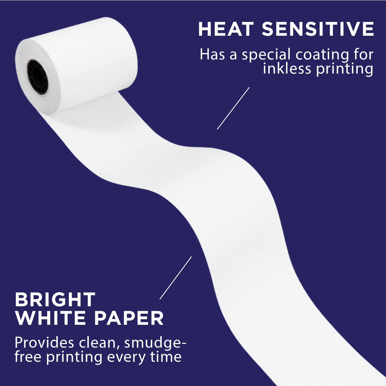 Thermal Paper for Clover POS (Clover Mini Thermal Printer) by Paper Planet | Credit Card Receipt Paper Rolls for Clover C200 C300 C301 C302 C305 | 8 Rolls