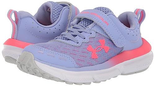 Under Armour Girls' Pre School Assert 10 Alternate Closure, (500) Purple Ice/Halo Gray/Pink Shock, 10.5, US