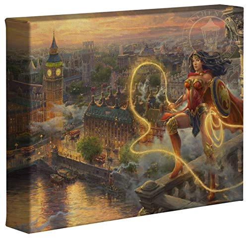 Thomas Kinkade Studios DC Wonder Woman - Lasso of Truth 8" x 10" Gallery Wrapped Canvas