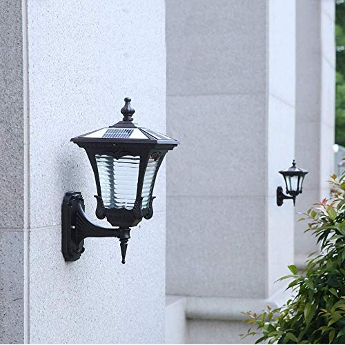 Zhangl Solar Wall Light Home Garden Light Outdoor Door Light Outdoor Wall Terrace Solar Light Waterproof Wall Sconce Wall Lantern