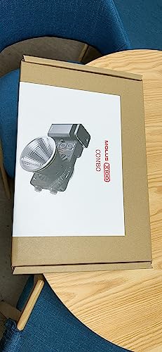 Zhiyun Molus X100 Combo 100W Bi-Color LED Video Light, 385g LED Pocket Light, 2700K-6500K CRI 95+ TLCI 97+w/Bowens Mount Adapter Ring, Detachable Grip Battery,Bluetooth App Control, Studio Spotlight