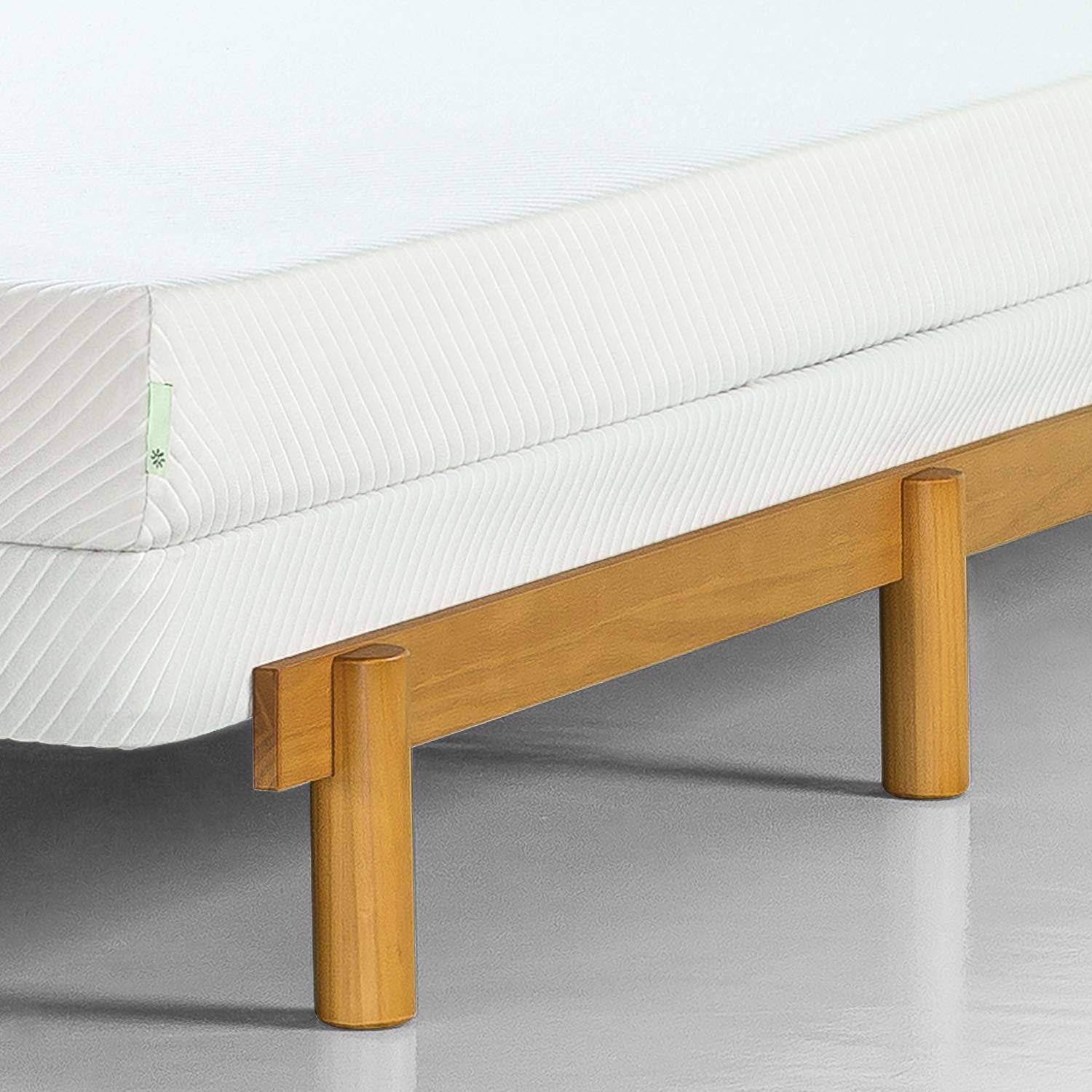 ZINUS Austin Compack Metal and Wood Adjustable Bed Frame / Universal Sizing / For Box Spring and Mattress Set, Full/Queen/King