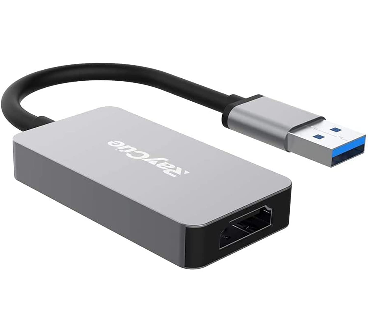 USB to HDMI Adapter, HD Audio Video Cable Converter, USB 3.0 to HDMI for Multiple Monitors 1080P, Compatible with Windows XP/10/8.1/8/7 (Not Support Mac, Linux, Vista, Chrome (Gray)