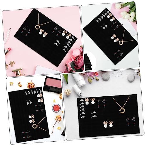 Zerodeko 15 Pcs Jewelry Box Championship Ring Display Case Foam Insert Pads Foam Earring Holder Jewelry Display Pad Jewelry Insert Display Mat Jewelry Tray Sponge Storage Organizer Travel