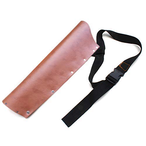 WINGOFFLY Quiver Arrow Bag Case Leather Arrow Holder Hip Quiver Shooting Target,Lightweight Traing Archery Tool with Strap, S