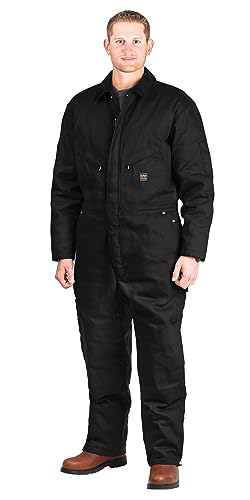 Walls Men's Zero-Zone Duck Insulated Coverall, Midnight Black, XX-Large/Regular
