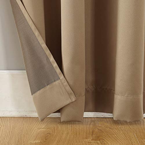 Sun Zero Barrow Energy Efficient Grommet Curtain Panel Pair