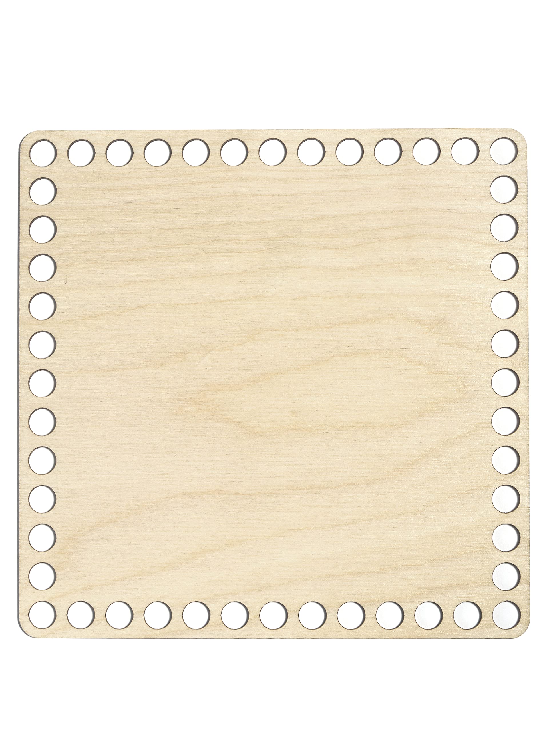 Wooden basket bottom square S 5 pcs