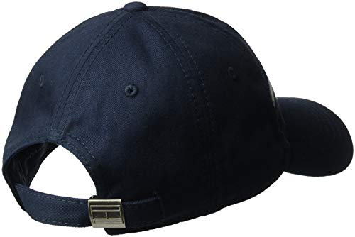 Tommy Hilfiger Men's Men's Dad Hat Avery Baseball Cap, Navy Blazer, One Size US