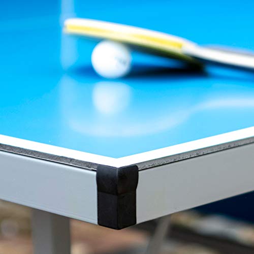 STIGA XTR Professional Outdoor Table Tennis Tables β All Weather Aluminum Waterproof Outdoor or Indoor Design with Net & Post - 10 Minute Easy Assembly Ping Pong Table with Compact Storage