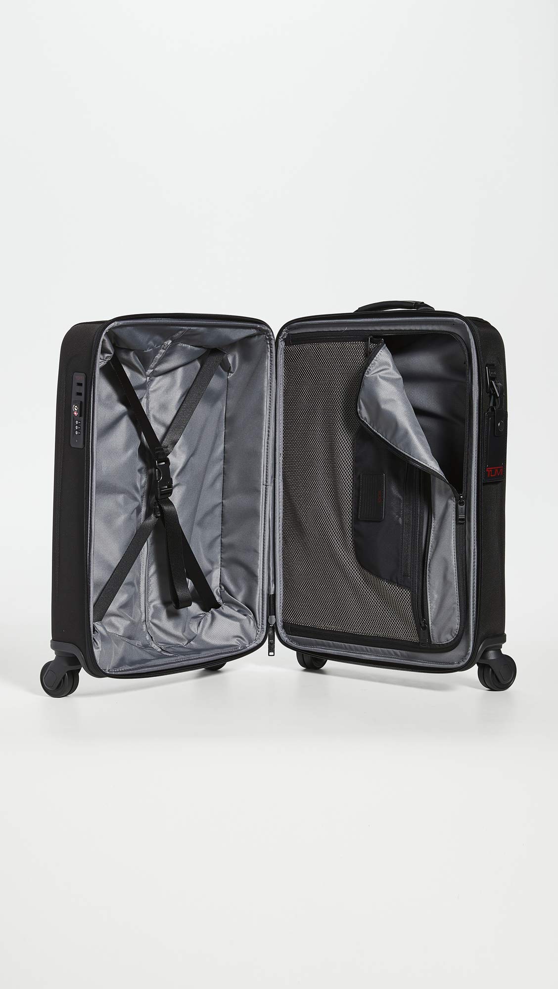 TUMI - Alpha International Slim Super Leger Carry-On - 22 Inch Rolling Suitcase for Men and Women - Black