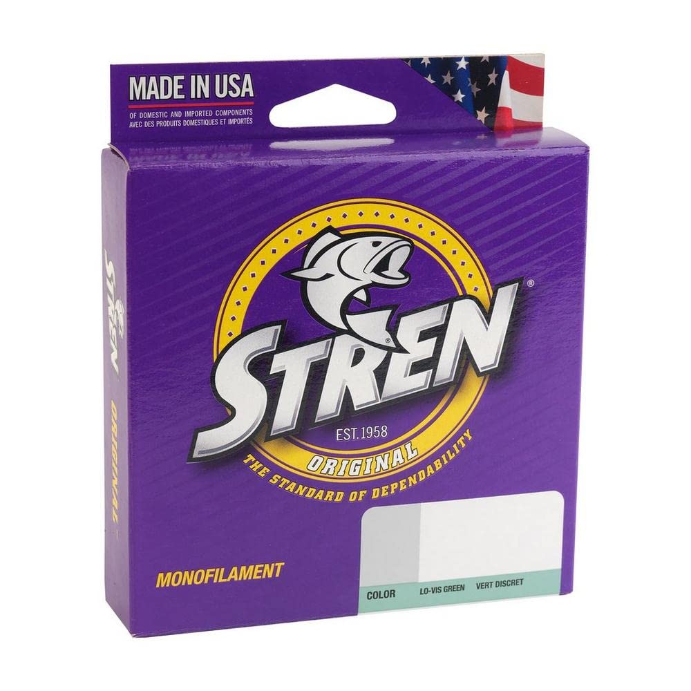 Stren Original®, Lo-Vis Green, 4lb | 1.8kg Monofilament Fishing Line, Suitable for Freshwater Environments