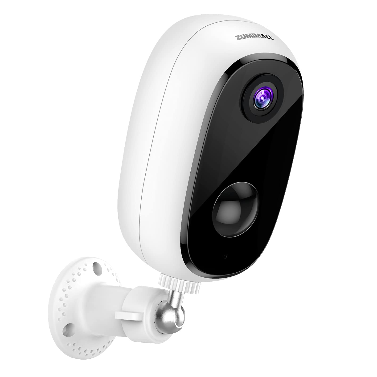 ZUMIMALL Security Cameras Wireless Outdoor - Outdoor Camera Wireless WiFi Camera, Solar Security Camera with Spotlight/Siren/Motion Detection/3MP Color Night Vision/AI Analysis/IP66