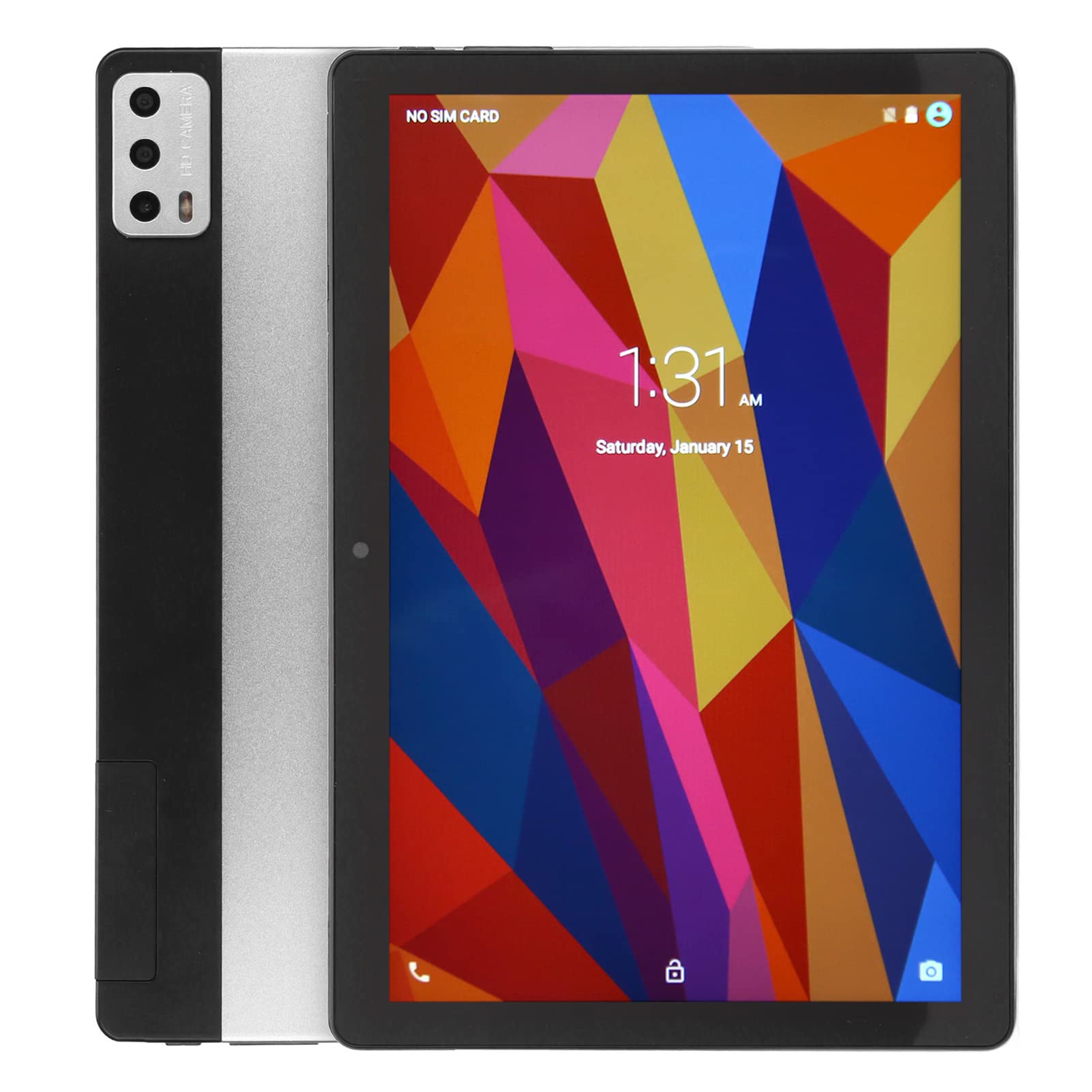 Zunate 256GB 10.1in Tablet for Android11, 10 Inch 1920x1200 FHD, 8GB RAM Octa Cores, 5800mAh Fast Charge, 13MP Dual Camera, 2.4G/5G WiFi, Slim Computer Tablets (US Plug)