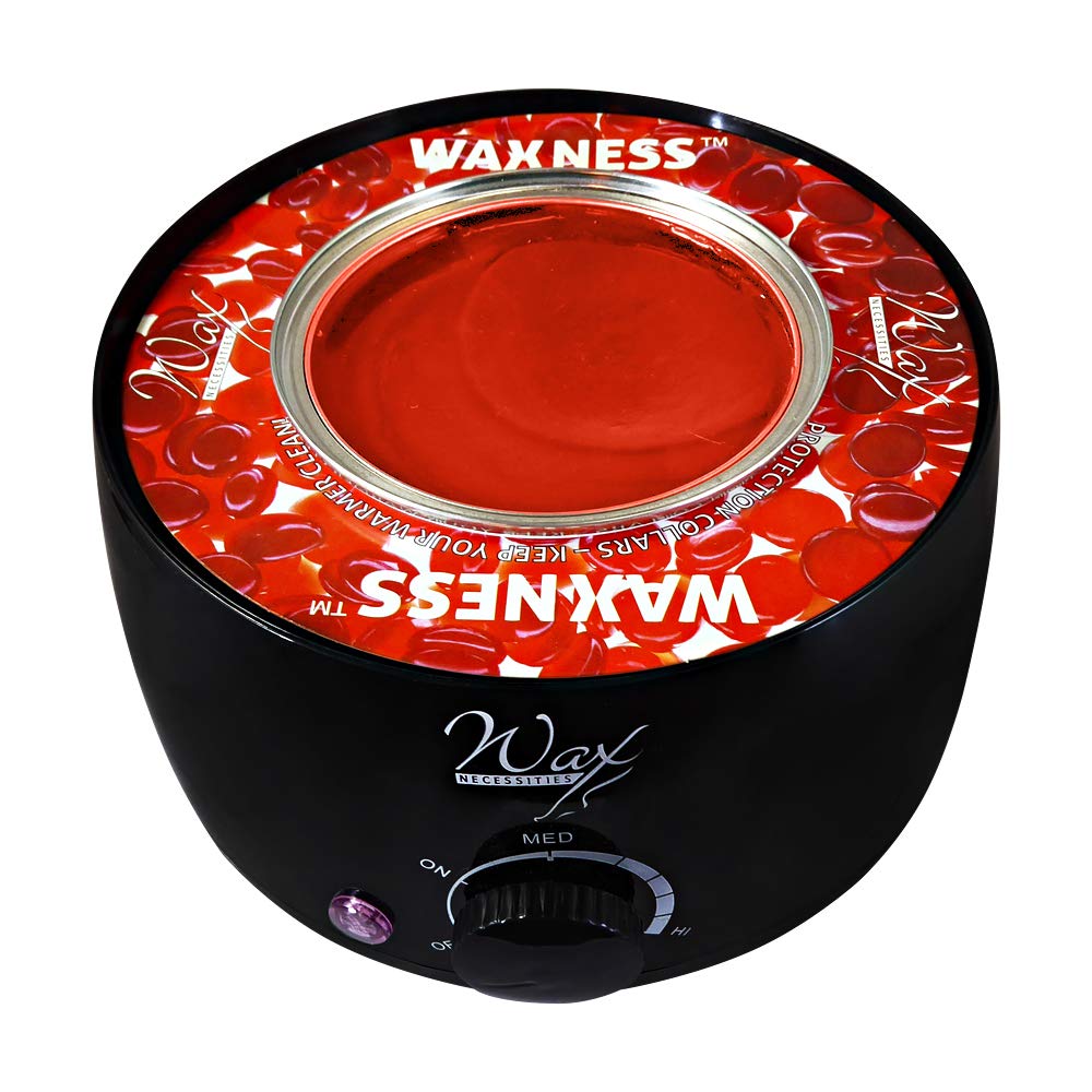 Waxness Waxing Multi-fit Protection Collars 50 Pack Red Fits Most 14 to 16 Ounces Tins and Pots
